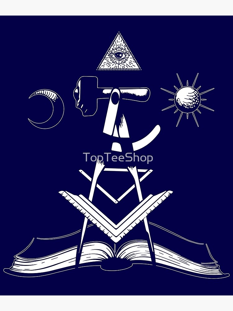 "Freemason Logo Masonic Lodge 2B1Ask1 Illuminati Mason Square & compass ...