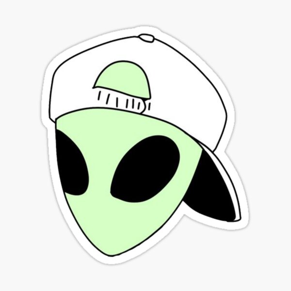 "Alien Drawing" Sticker by Most-Mysterious | Redbubble