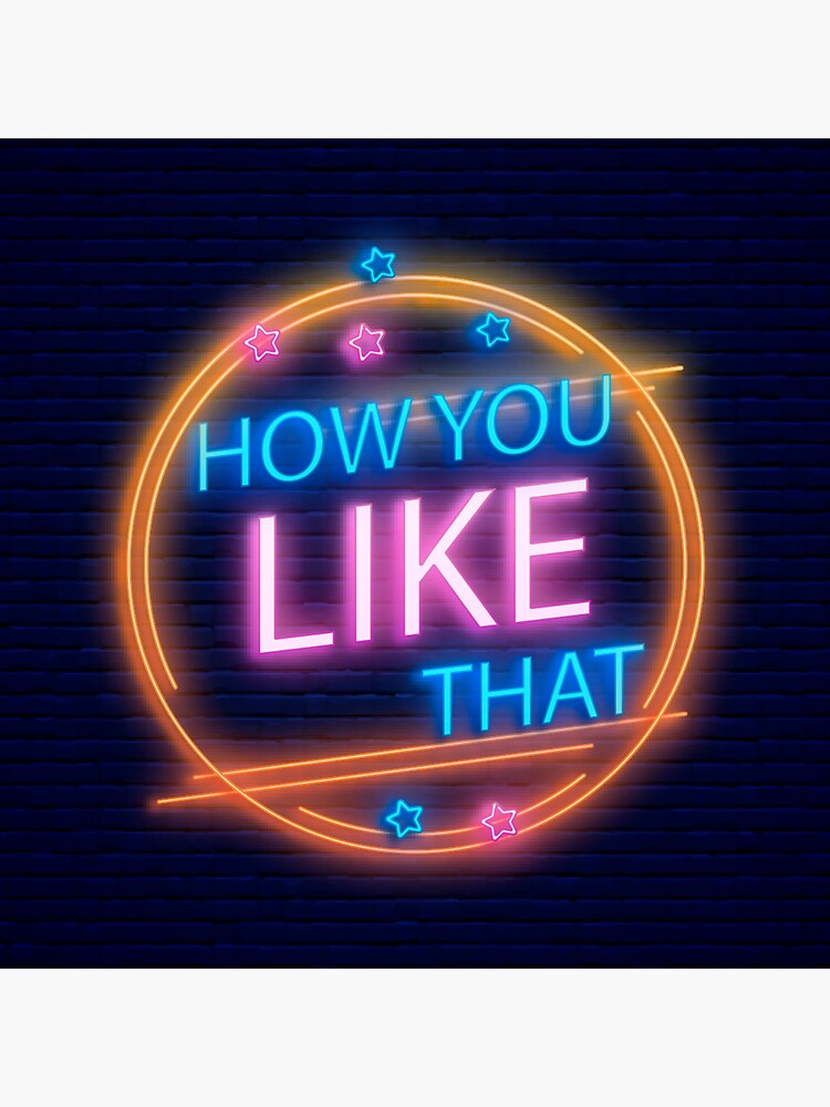 "BlackPink - How You Like That" Sticker by SMillustrators | Redbubble