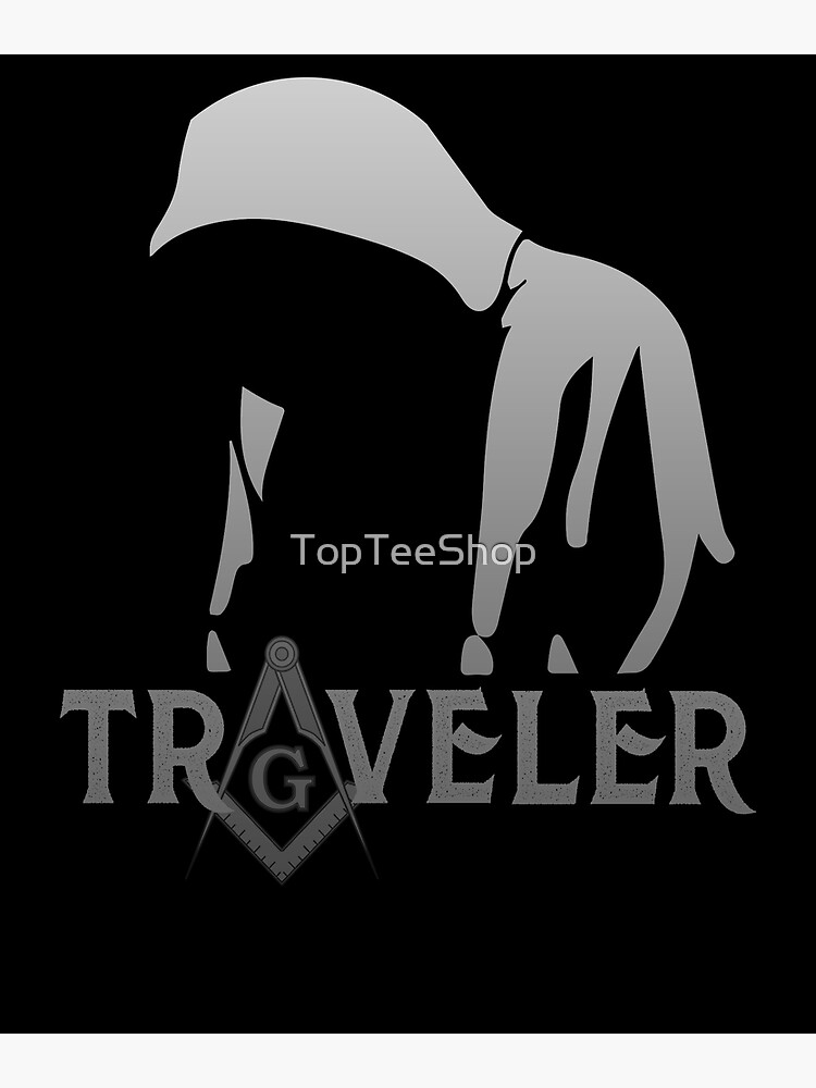 "Freemason Logo Masonic Lodge 2B1Ask1 Traveler Mason Symbol" Poster for ...