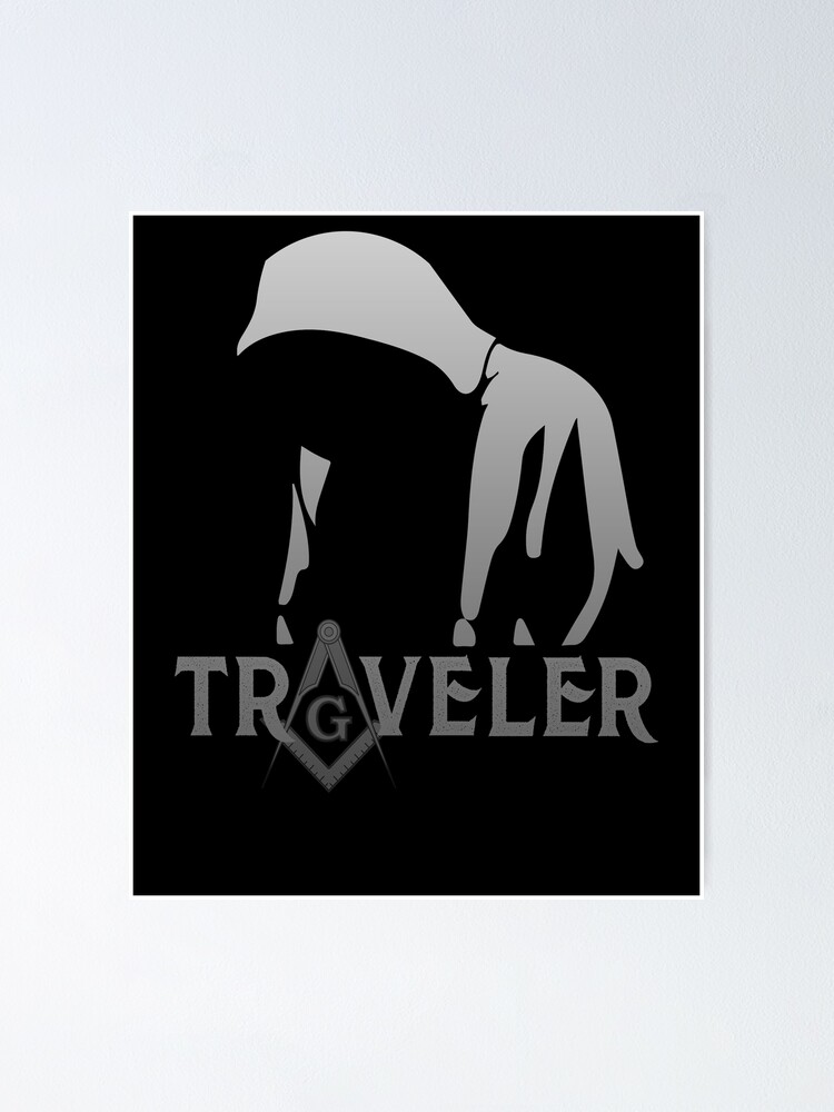"Freemason Logo Masonic Lodge 2B1Ask1 Traveler Mason Symbol" Poster for ...