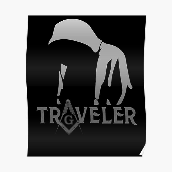 "Freemason Logo Masonic Lodge 2B1Ask1 Traveler Mason Symbol" Poster for ...
