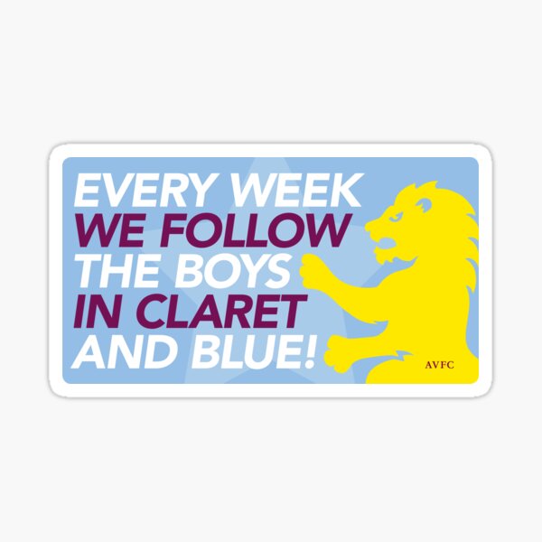 Aston Villa Stickers | Redbubble