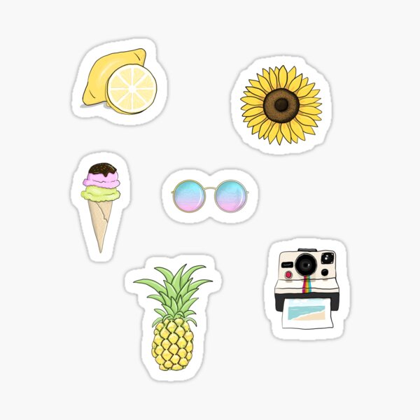 "Summer Sticker Pack" Sticker for Sale by MalloryNoble | Redbubble