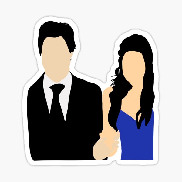 "DELENA " Sticker for Sale by allisonpkay | Redbubble