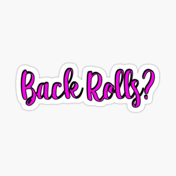 "Alyssa Edwards - Back Rolls" Sticker for Sale by levinia94 | Redbubble