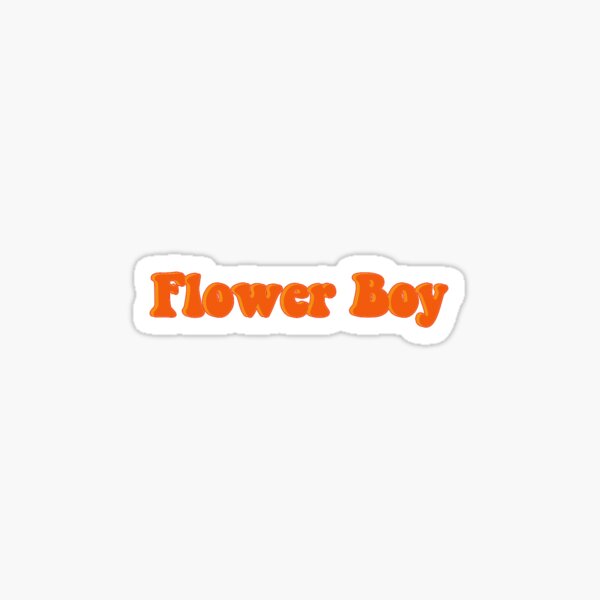 "Flower Boy sticker" Sticker for Sale by NotTheCountry | Redbubble
