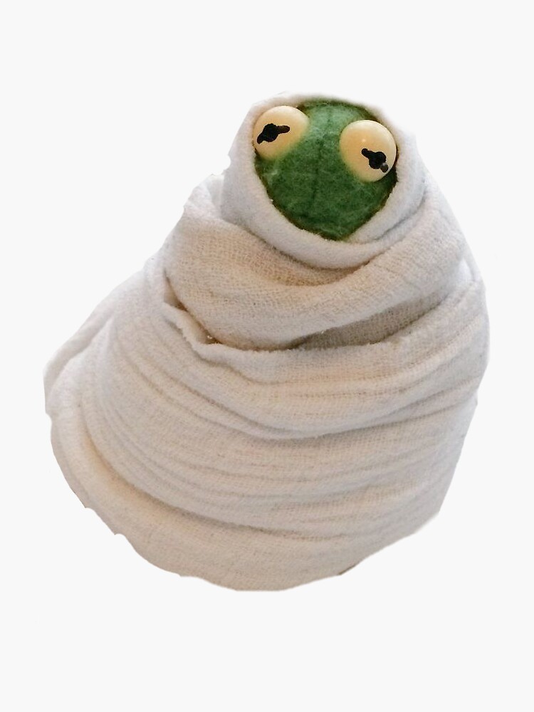 "Sad kermit" Sticker for Sale by Lu717 | Redbubble