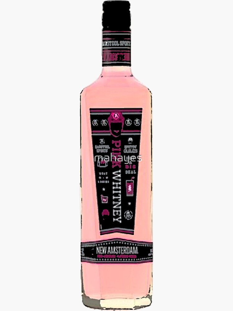 "pink Whitney" Sticker for Sale by mahayes | Redbubble