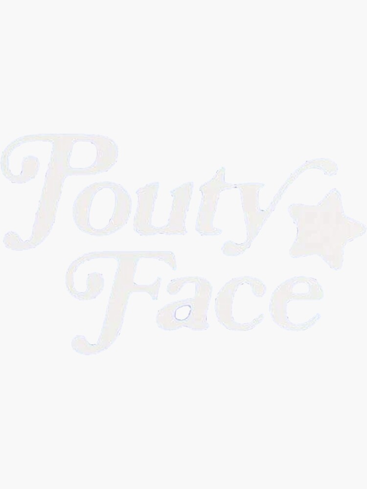 "Pouty Face- Addison Rae " Sticker for Sale by hood112 | Redbubble