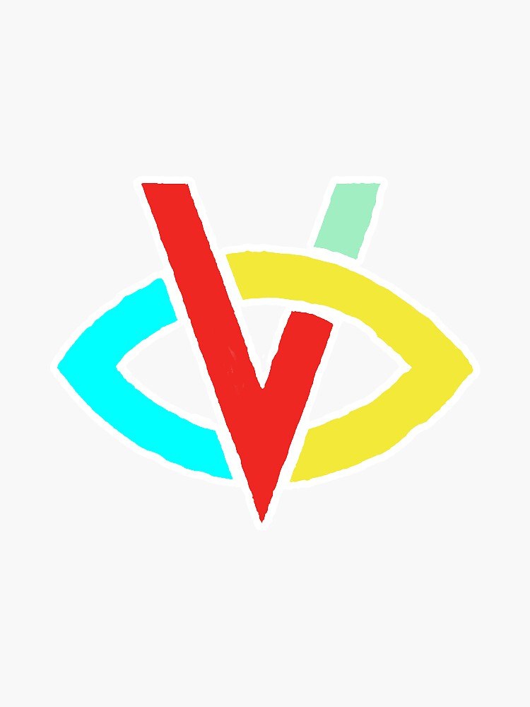 "logo visionnaire" Sticker for Sale by victoireblld | Redbubble