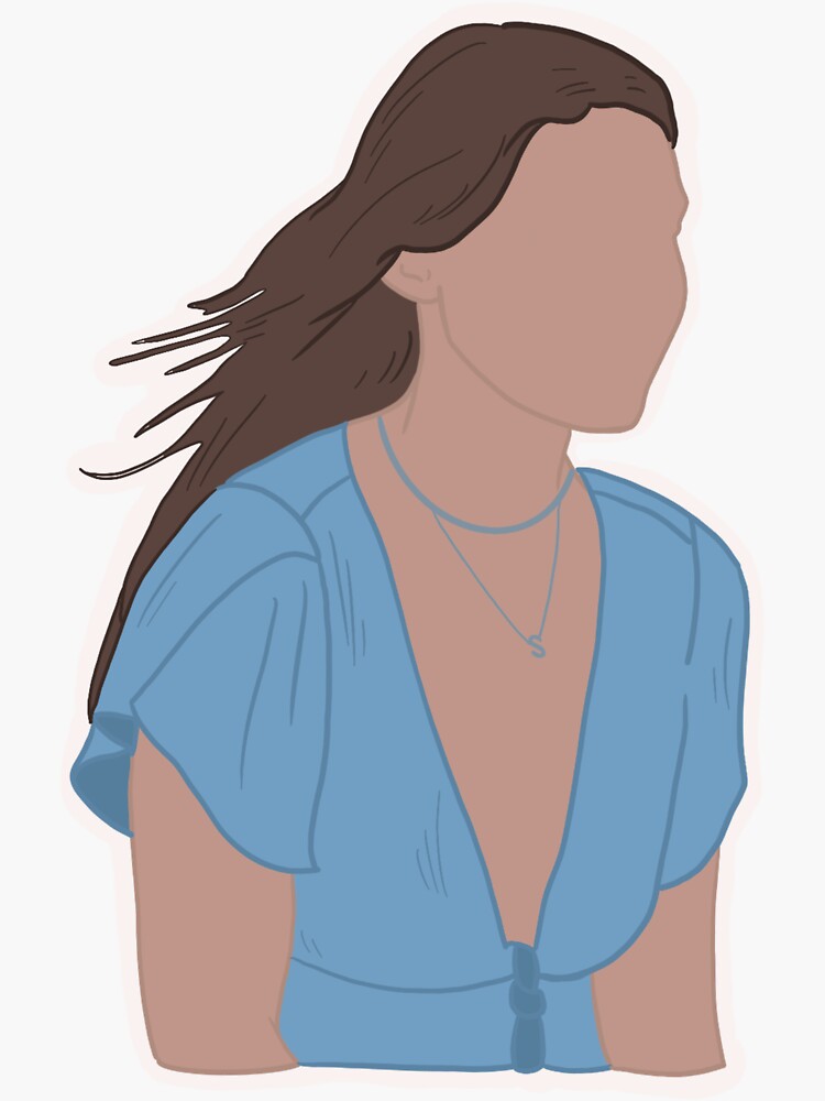 Sticker « Sarah Cameron dessin obx », par emma-herzog | Redbubble
