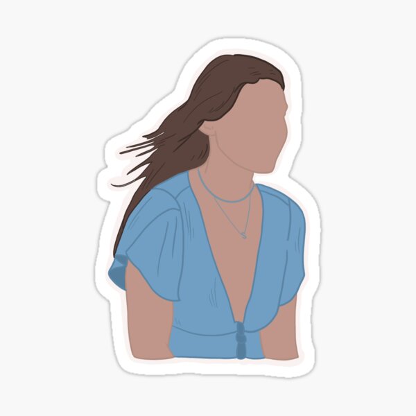 Sticker « Sarah Cameron dessin obx », par emma-herzog | Redbubble