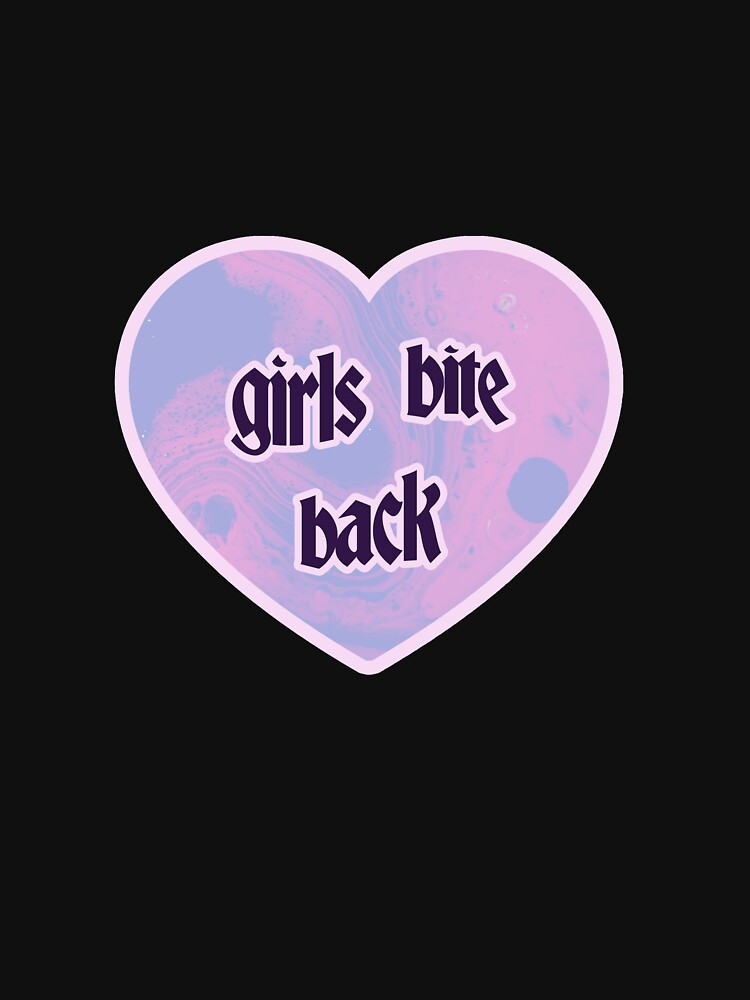 "girls bite back y2k tik tok bbygirl" T-shirt by moonlithoney | Redbubble