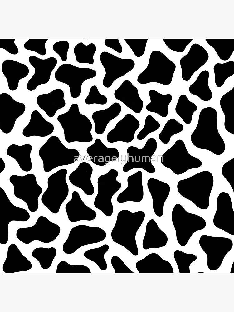 "Cow Print two" Sticker for Sale by averagelyhuman | Redbubble