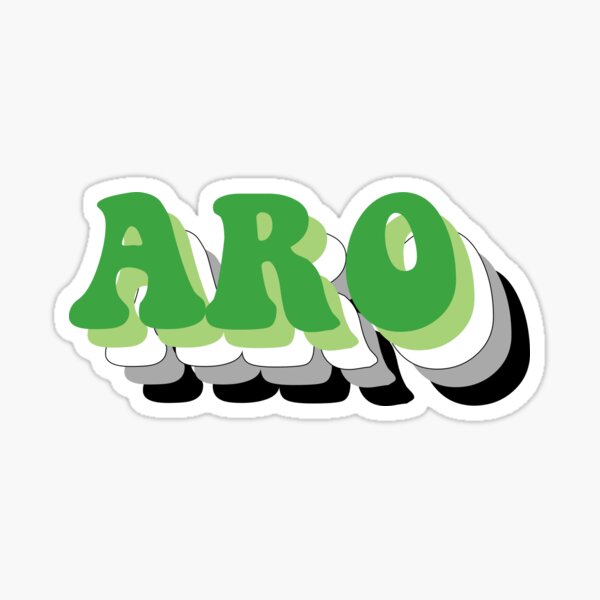 "Aro Pride Flag" Sticker for Sale by allipichette | Redbubble