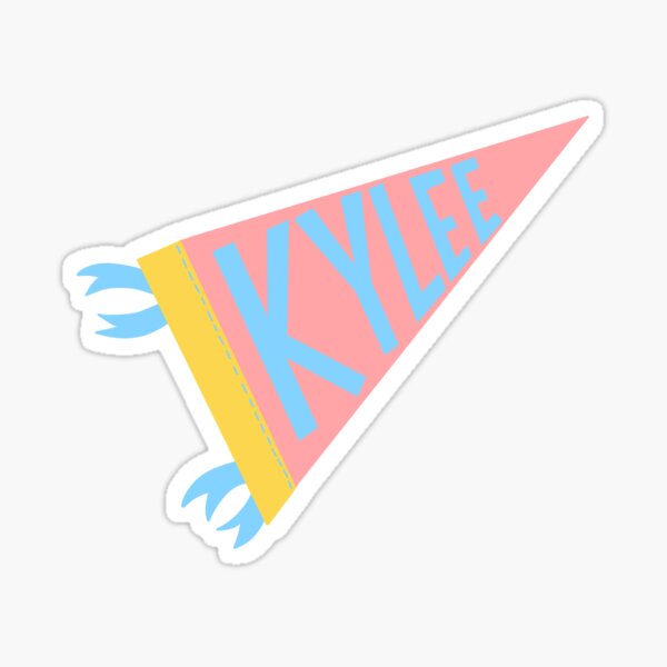 "Kylee Banner/Pennant Sticker" Sticker for Sale by albrechtjk | Redbubble