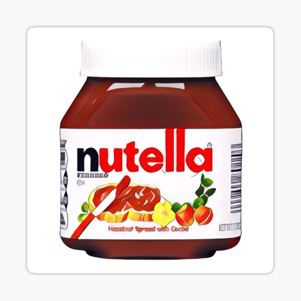 "nutella" Sticker for Sale by srav1ran | Redbubble