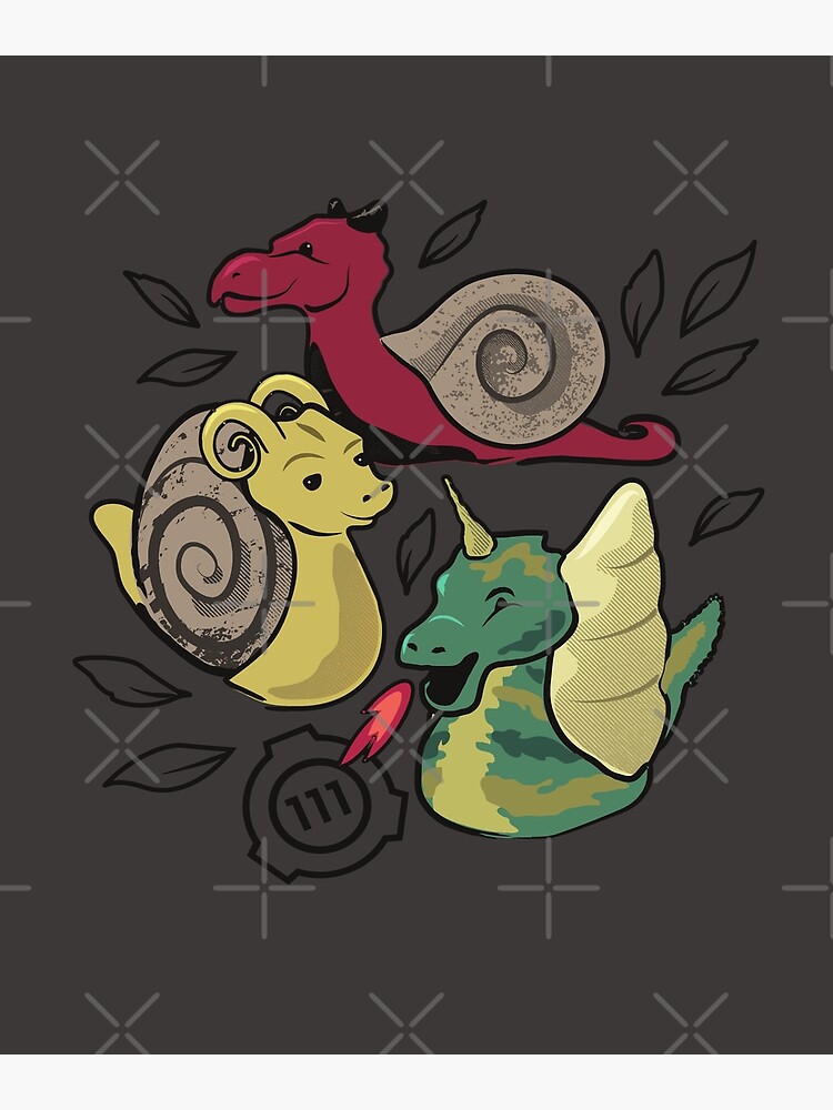 SCP-111 Dragon-Snails SCP Foundation Premium Matte Vertical Poster sold ...