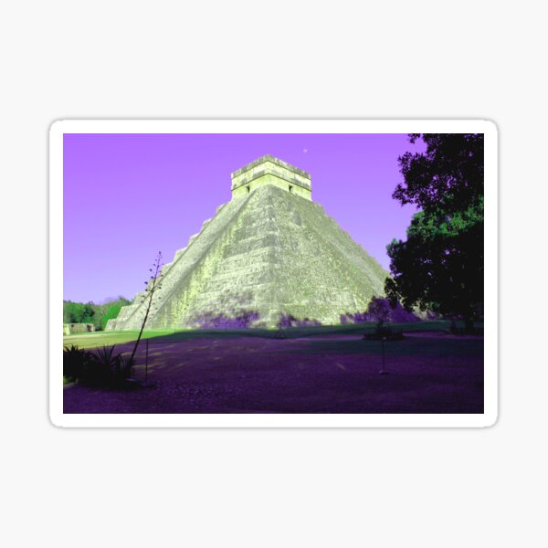 "Chichen itza Kukulkan Mayan pyramid in Mexico " Sticker for Sale by ...