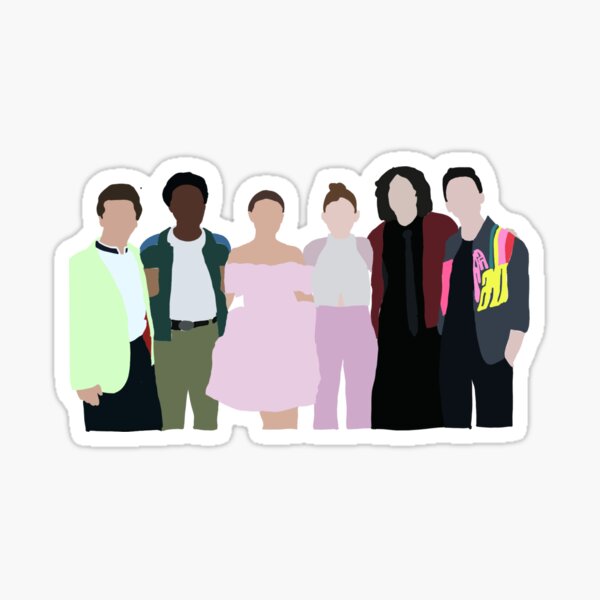 Stranger Things Cast Stickers | Redbubble