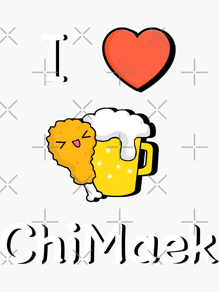 "Korean ChiMaek(Chicken&Beer) T-shirt for Korean Culture lovers ...