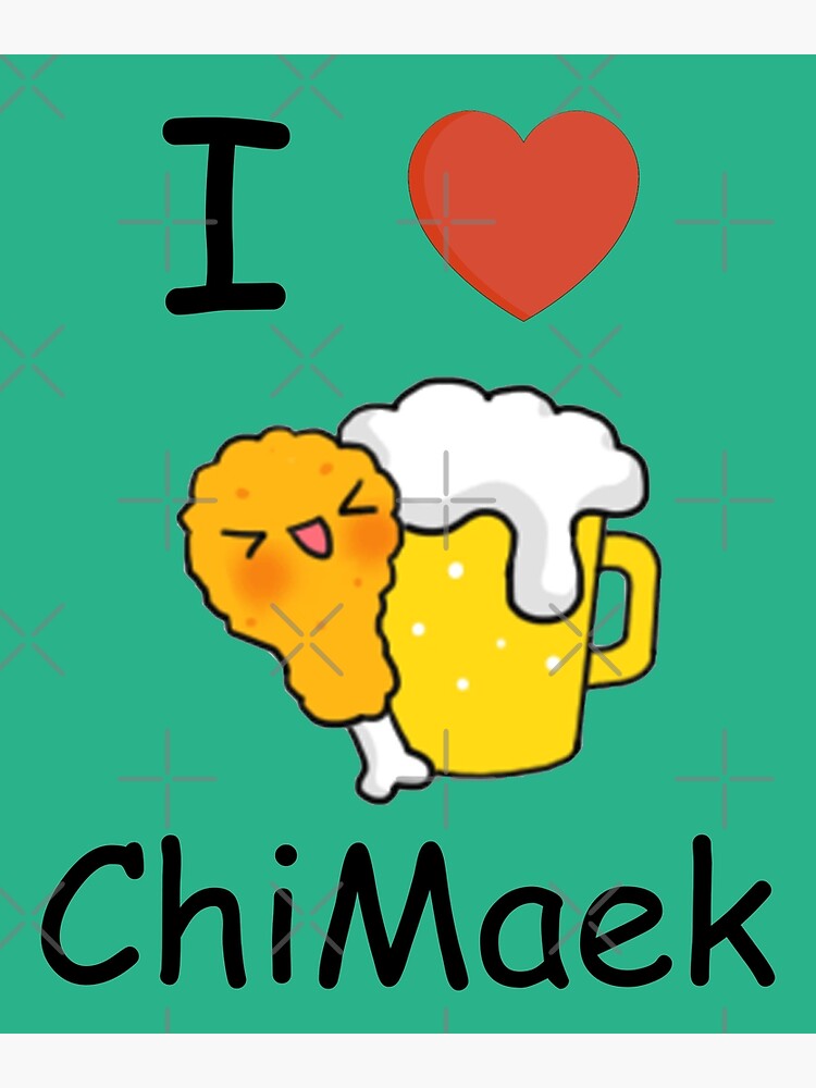 "Korean ChiMaek(Chicken&Beer) T-shirt for K-pop, K-drama, Korean ...