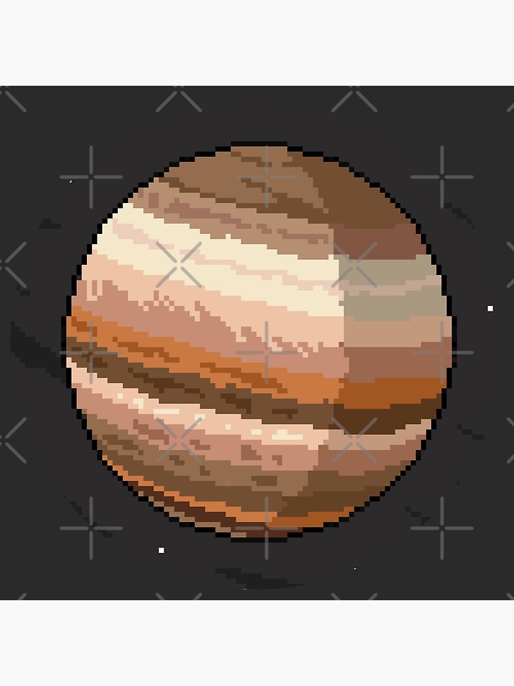 "Jupiter pixel art design " Poster by blueacesky | Redbubble