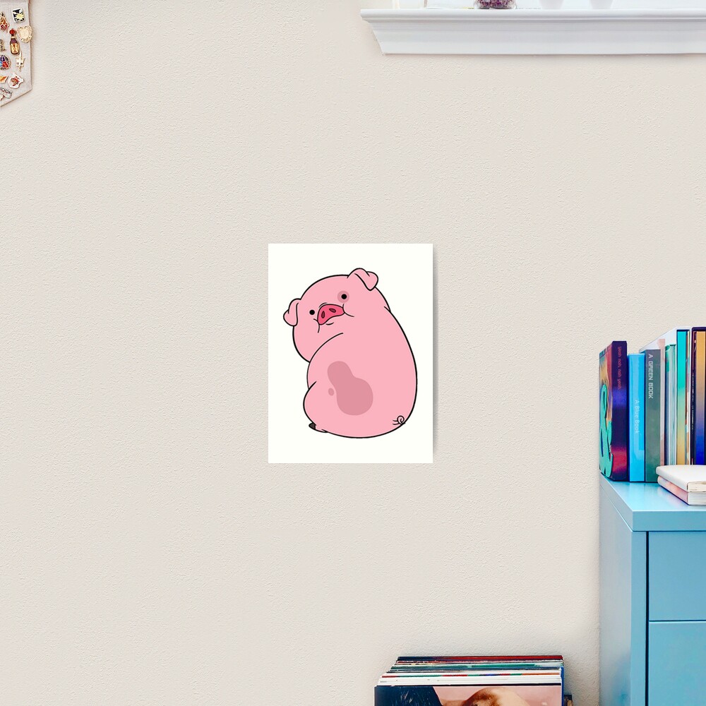 "Pig back meme" Art Print for Sale by sugbun | Redbubble