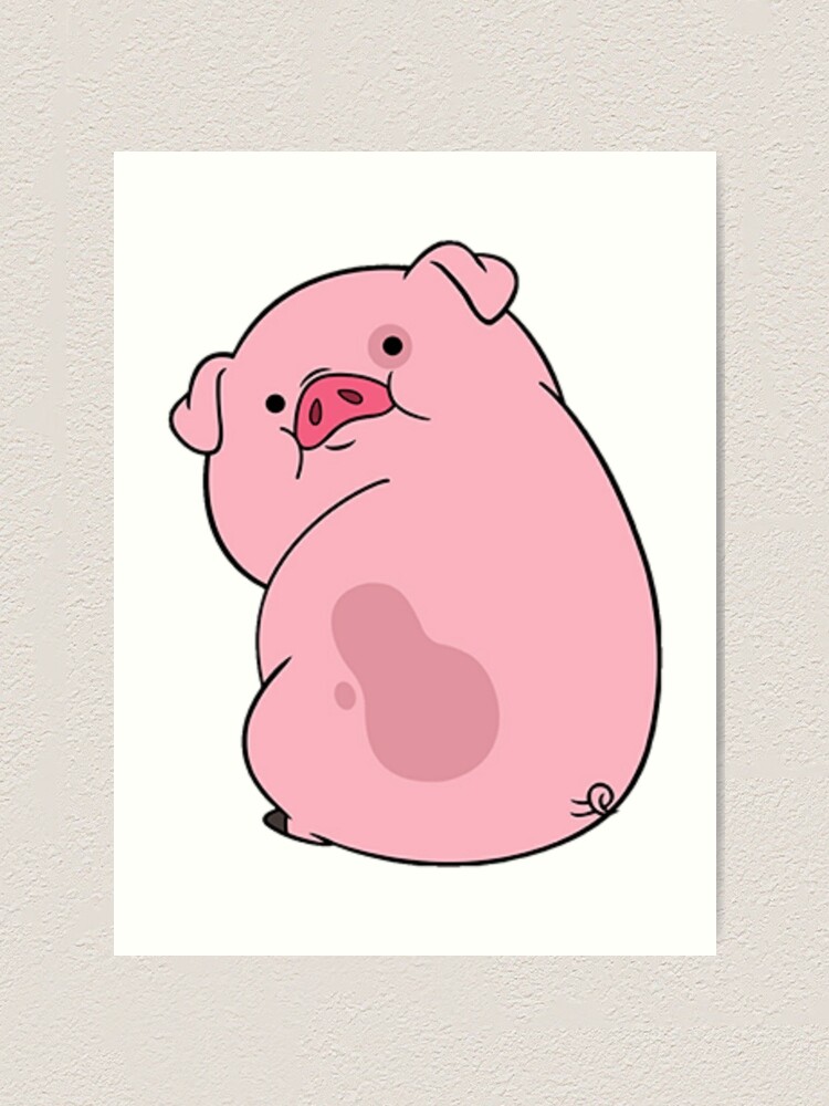 "Pig back meme" Art Print for Sale by sugbun | Redbubble