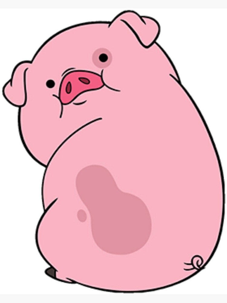 "Pig back meme" Art Print for Sale by sugbun | Redbubble