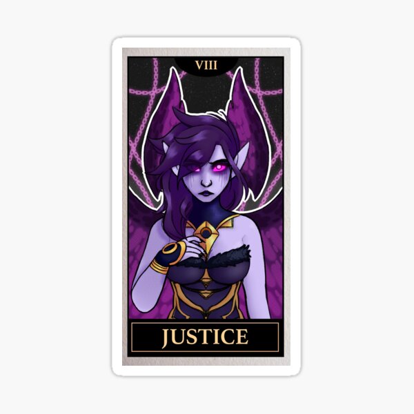 "Justice" Sticker for Sale by Polygon-Dust | Redbubble