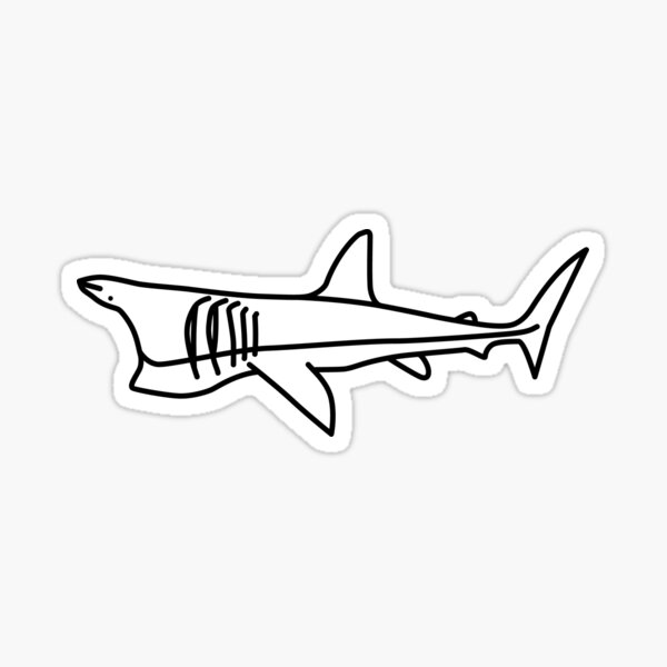 "Basking Shark" Sticker for Sale by Radradrad | Redbubble
