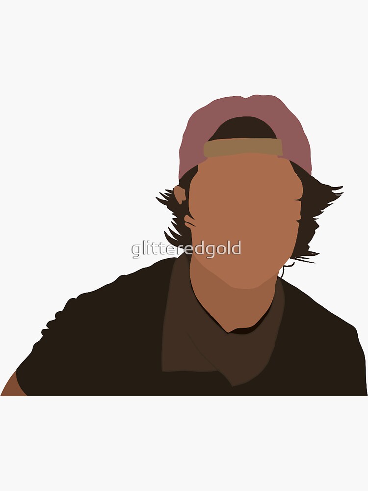 "John B" Sticker for Sale by glitteredgold | Redbubble