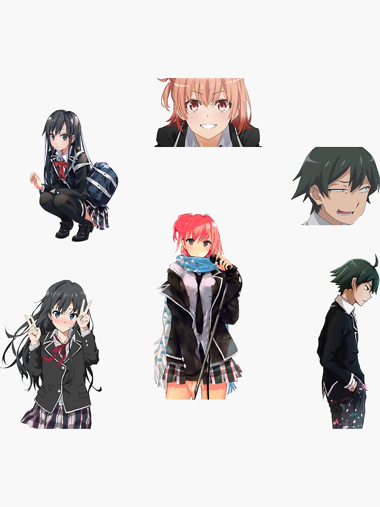 "snafu anime pack" Sticker for Sale by Anime-Dude | Redbubble