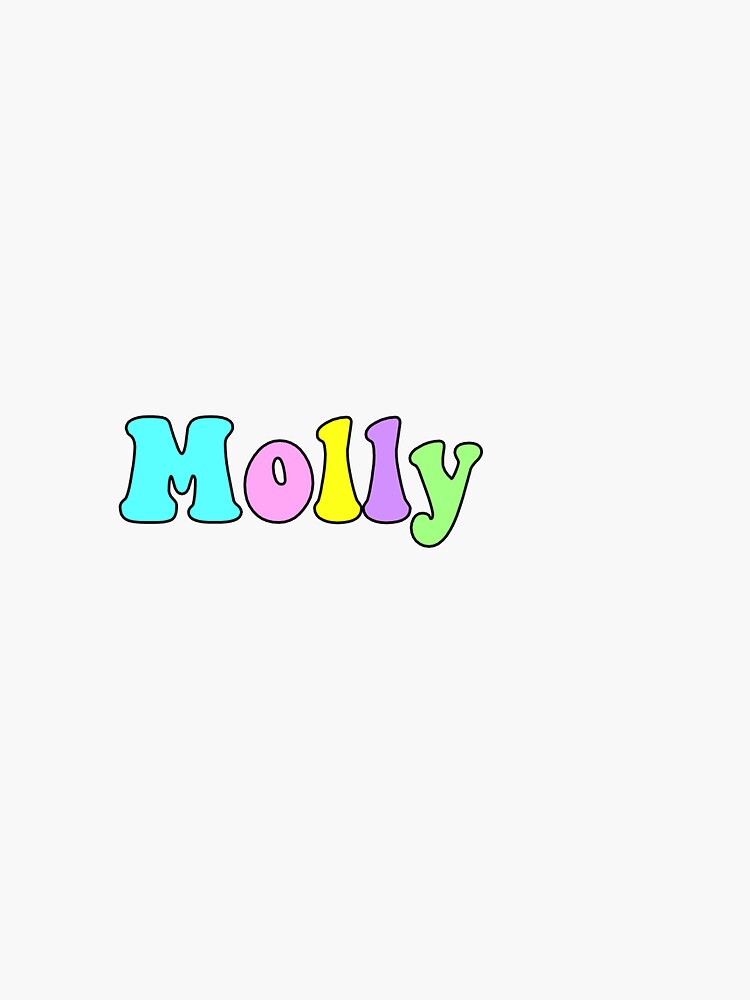 "Molly" Sticker by Cali0218 | Redbubble