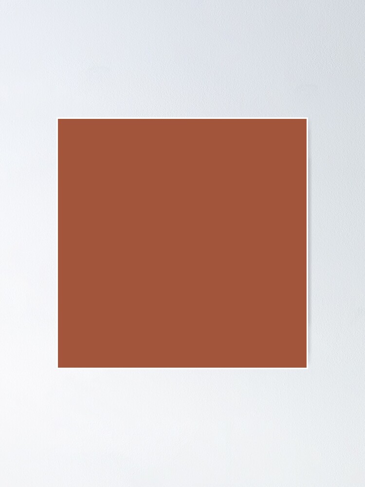 "Cinnamon Stick Pantone Solid Color" Poster by ArgosDesigns | Redbubble