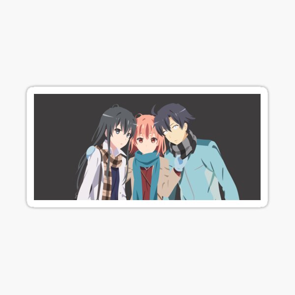 "My teen romantic comedy snafu II" Sticker by Anime-Dude | Redbubble