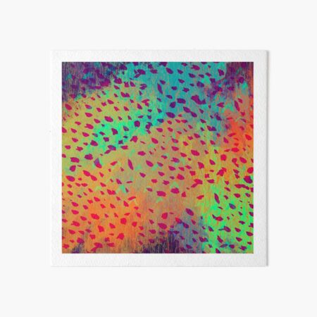 "Summertime Print, Pastel Crayons Background. Alina Liss Design" Art ...