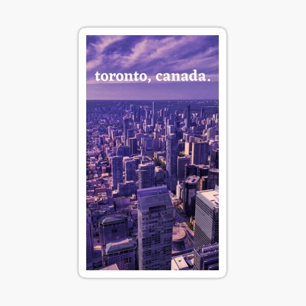 "Toronto" Sticker by chellani | Redbubble