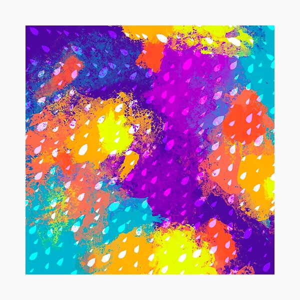 "Summertime Print, Pastel Crayons Background. Alina Liss Design ...