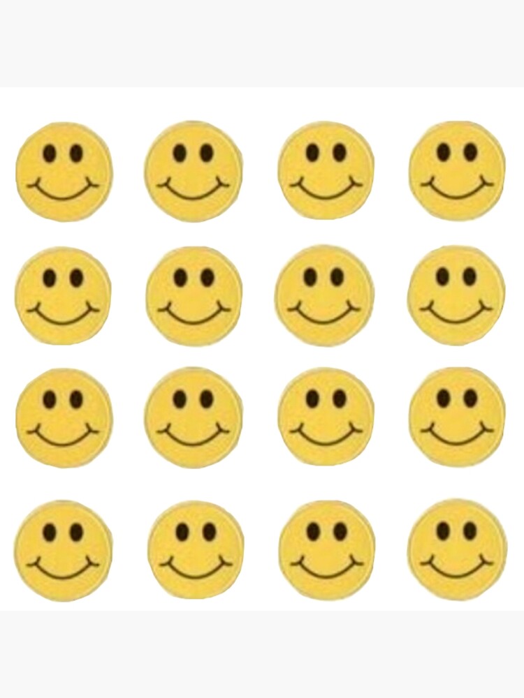 "smiley face sticker pack" Art Print by buystuffkthx | Redbubble