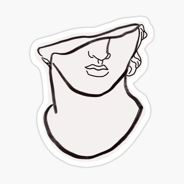 "David Sculpture" Sticker by jennifermhan | Redbubble