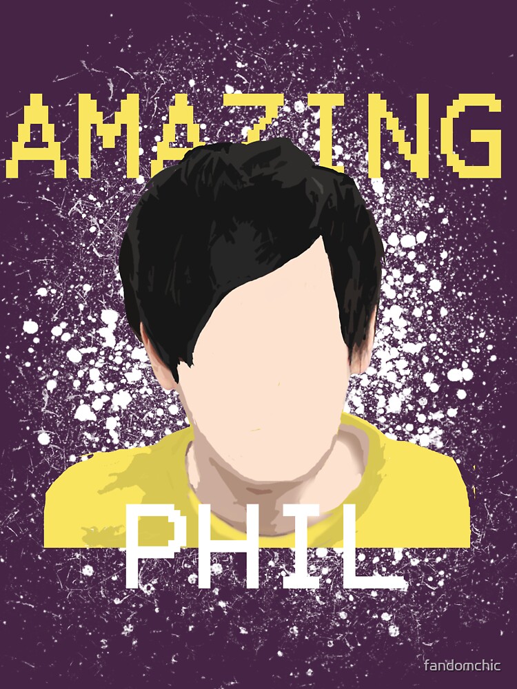 "Amazing Phil Tee" T-shirt for Sale by fandomchic | Redbubble ...