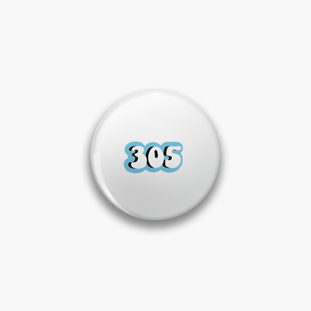 "305 area code" Sticker for Sale by Lucia Scarsi | Redbubble