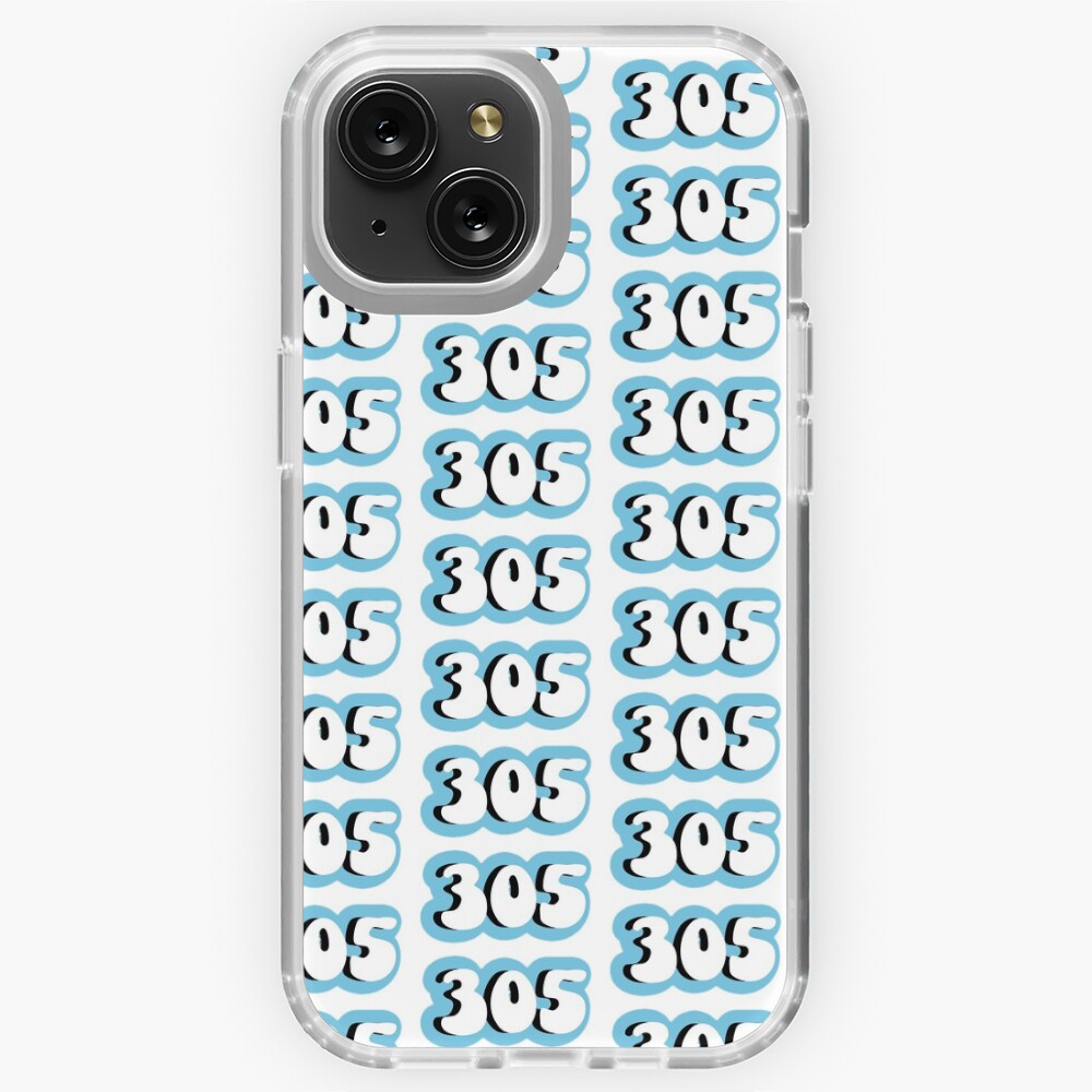 "305 area code" Sticker for Sale by Lucia Scarsi | Redbubble