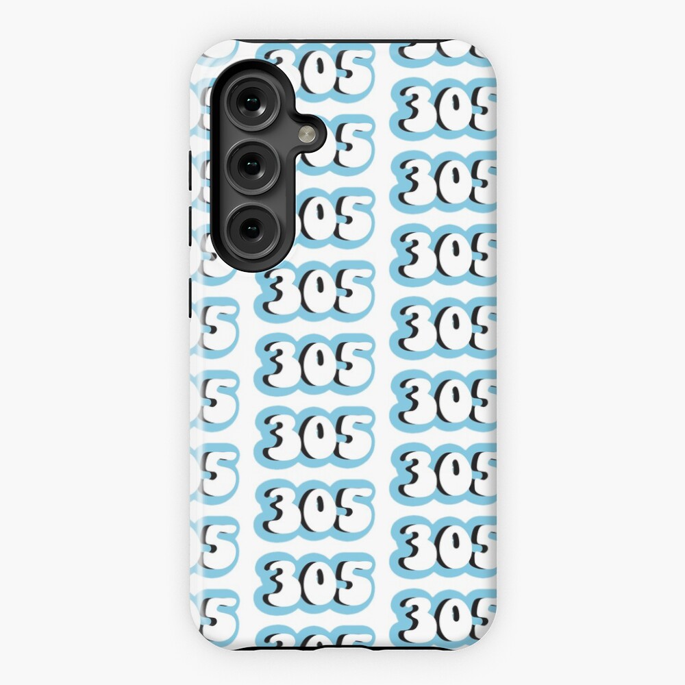 "305 area code" Sticker for Sale by Lucia Scarsi | Redbubble