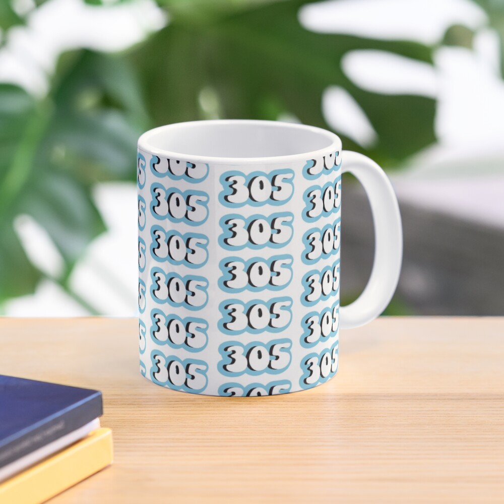 "305 area code" Sticker for Sale by Lucia Scarsi | Redbubble