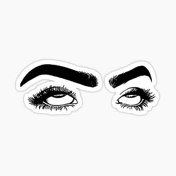 "Eye Roll" Sticker by StickersByAnnaa | Redbubble