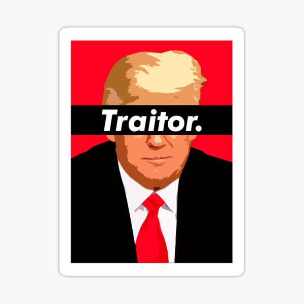 "Traitor In Chief" Sticker for Sale by dorkael | Redbubble